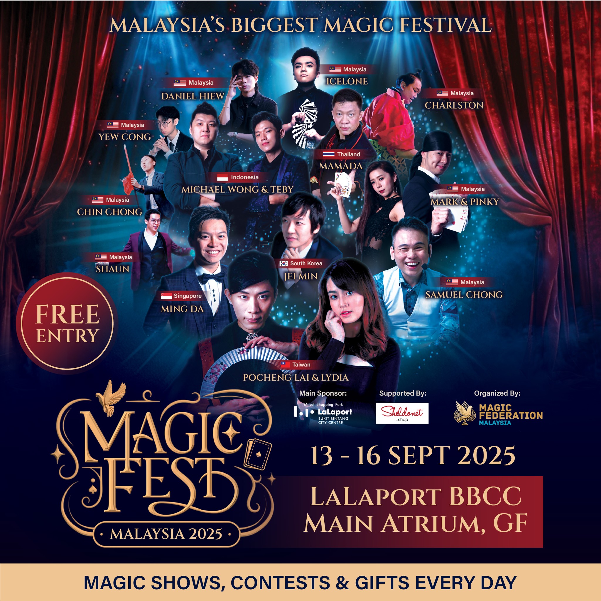 Malaysia's Biggest Magic Festival 2025: Free Entry KL | Lalaport Bukit ...