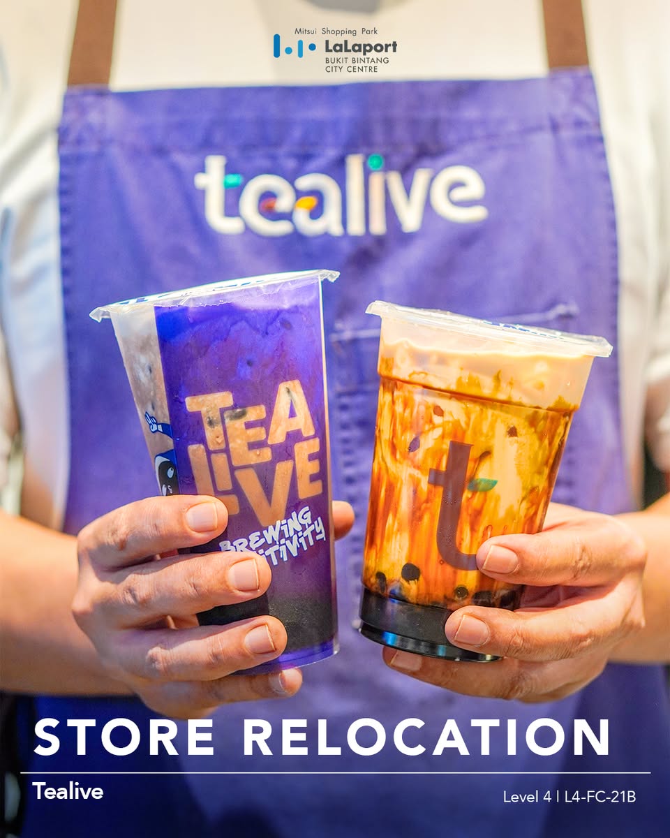 Tealive Garden Dining: New Level 4 Location Now Open! | Lalaport Bukit ...
