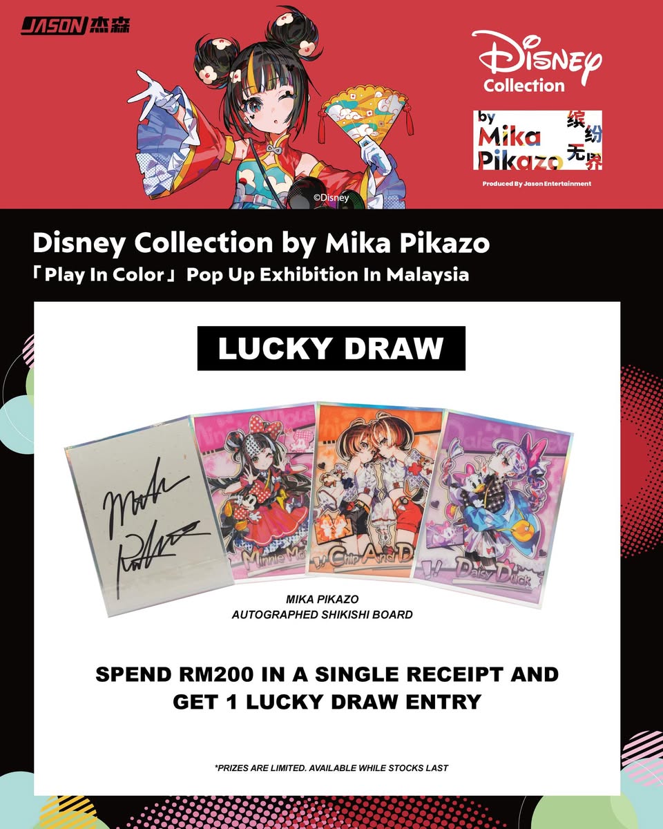 Disney x Mika Pikazo Malaysia Pop-Up: Exclusive Art & Merch | Lalaport ...